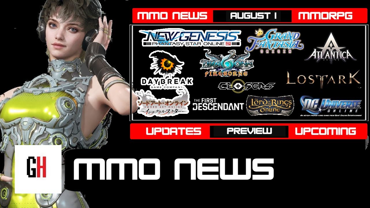 MMO News 8/1 - PSO2 MARS!, LOA Road Map, GrandFantasia Origin ...