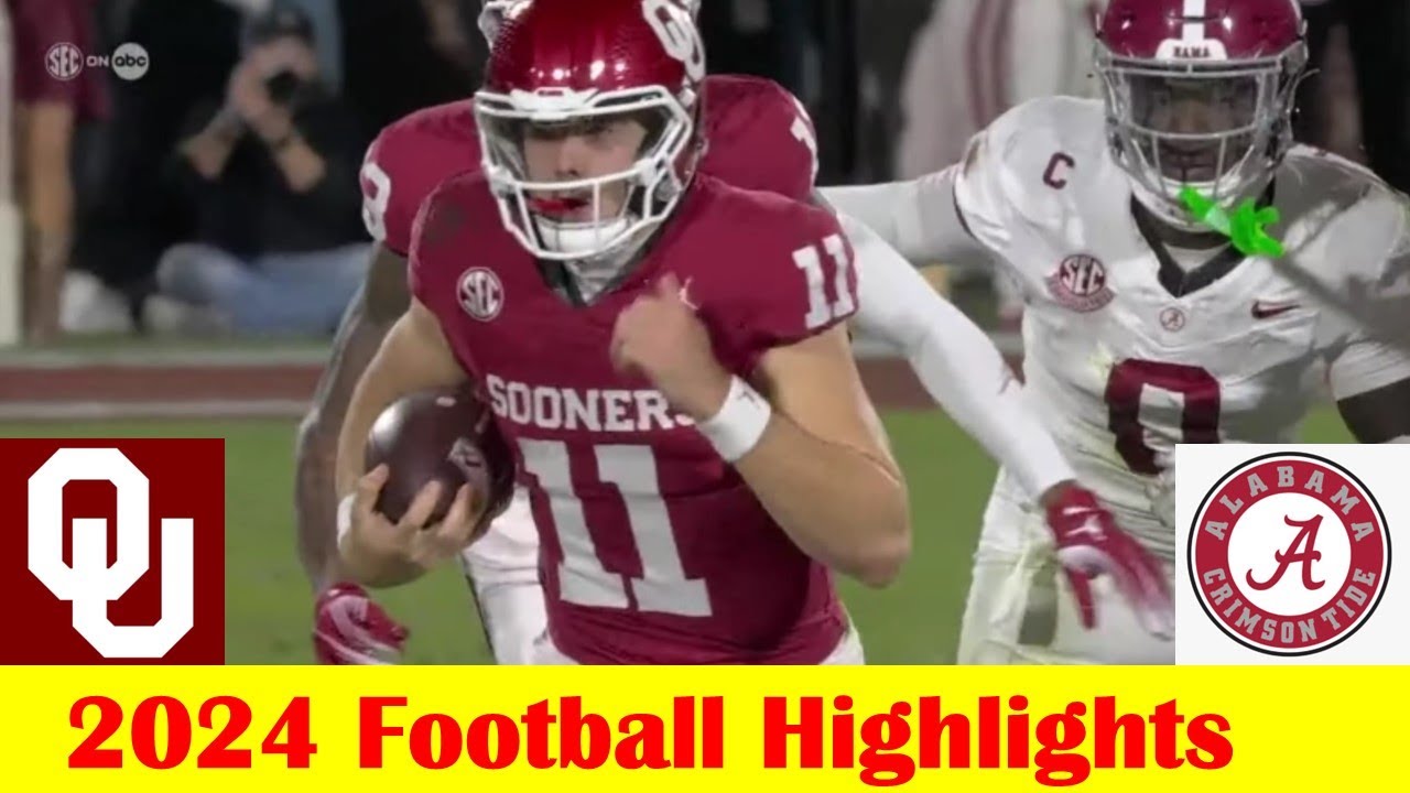 #7 Alabama vs Oklahoma Football Game Highlights 11 23 2024 - YouTube