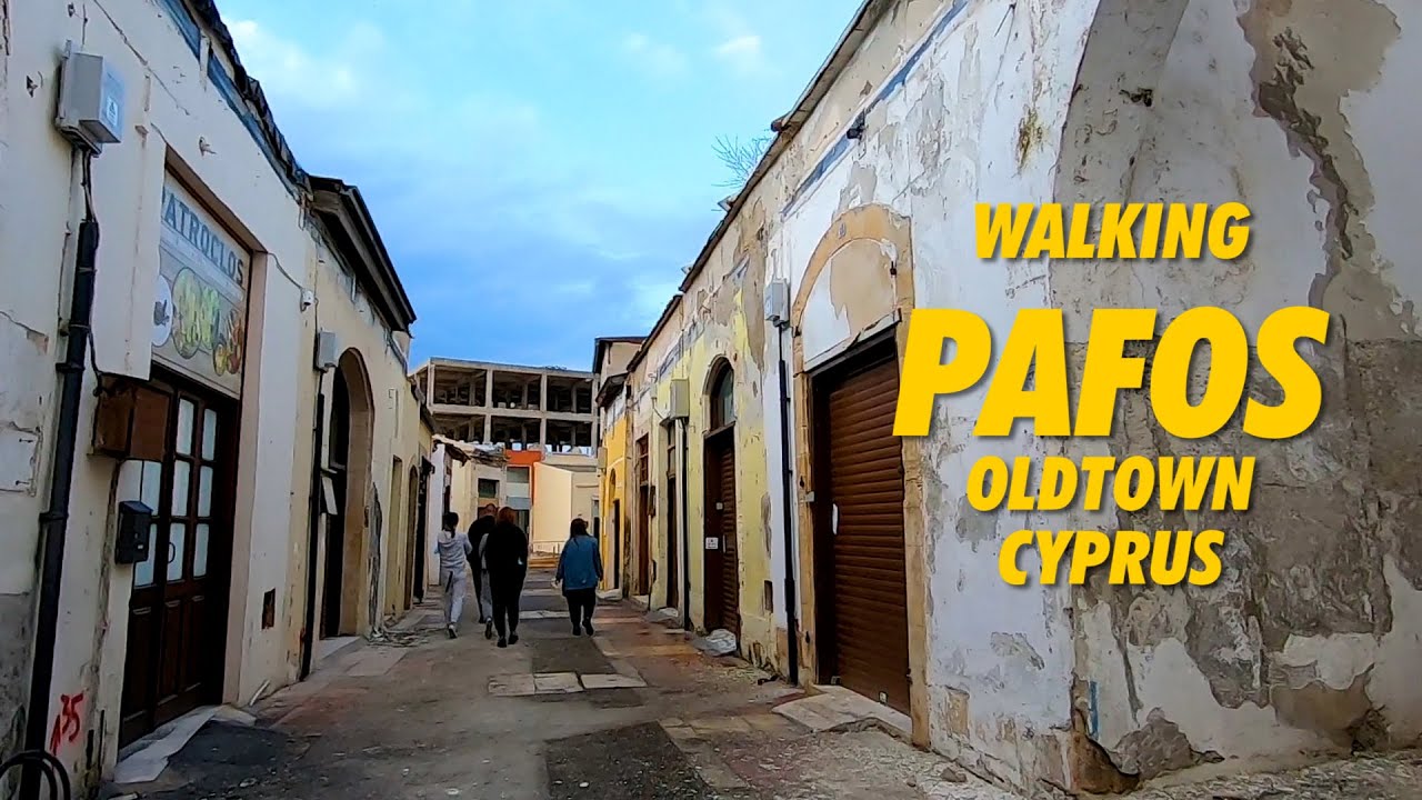 Walking PAPHOS Oldtown Cyprus December 2021 !!! Walking Tour Paphos ...