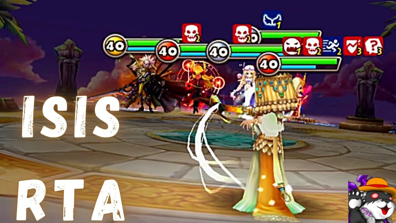 The Power Of Isis (Light Desert Queen) In RTA Summoners War - YouTube