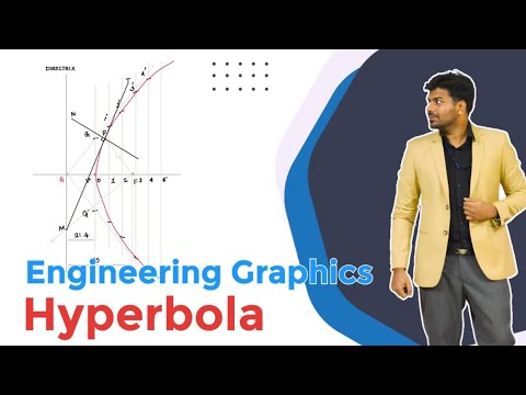 Construction of Hyperbola | Eccentricity method | Engineering Curves ...