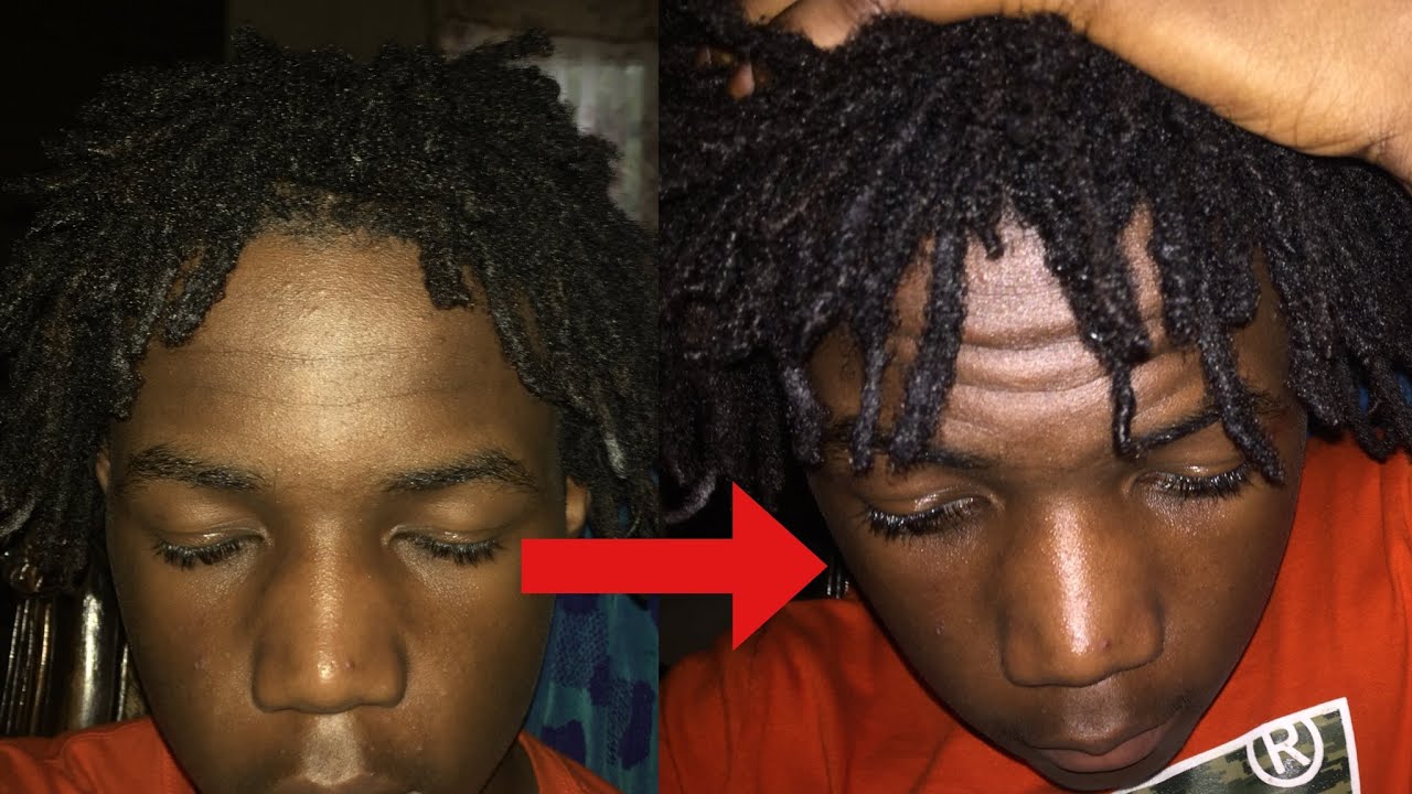 Retwisting My Dreads Before And After - YouTube