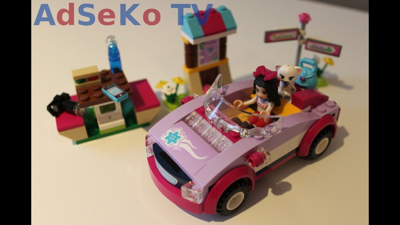 Lego Friends Emma's Sports Car 41013 - YouTube