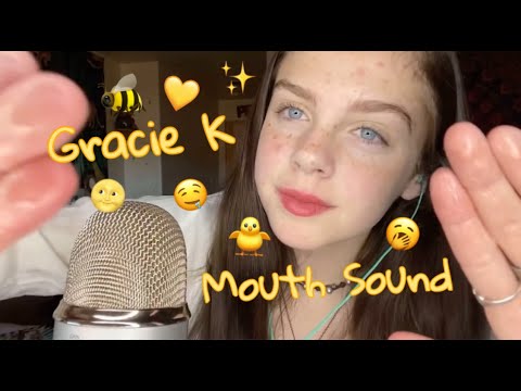 ASMR gracie k mouth sound compilation - YouTube