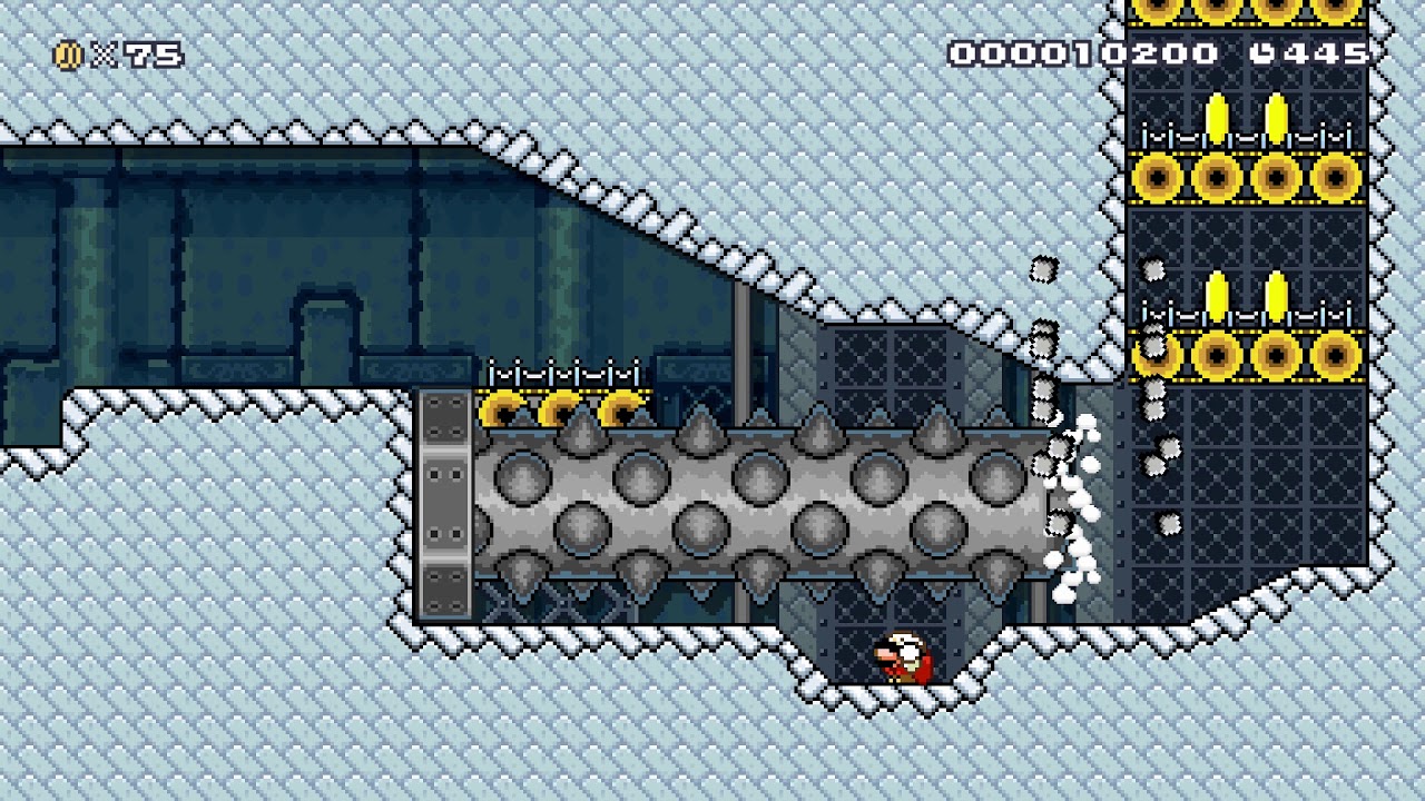 Morton's Stone-Smash Castle (Super Mario Maker 2) - YouTube