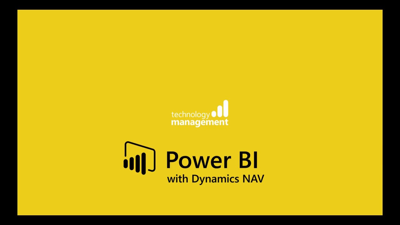 Power BI integration in Dynamics NAV 2017 - YouTube