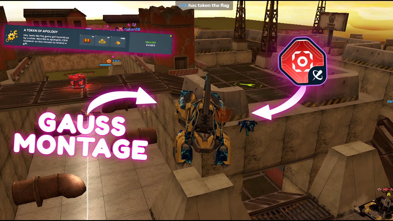 Tanki Online - Gauss Hacked Aiming Augment Montage #14 [Skills & Kills ...