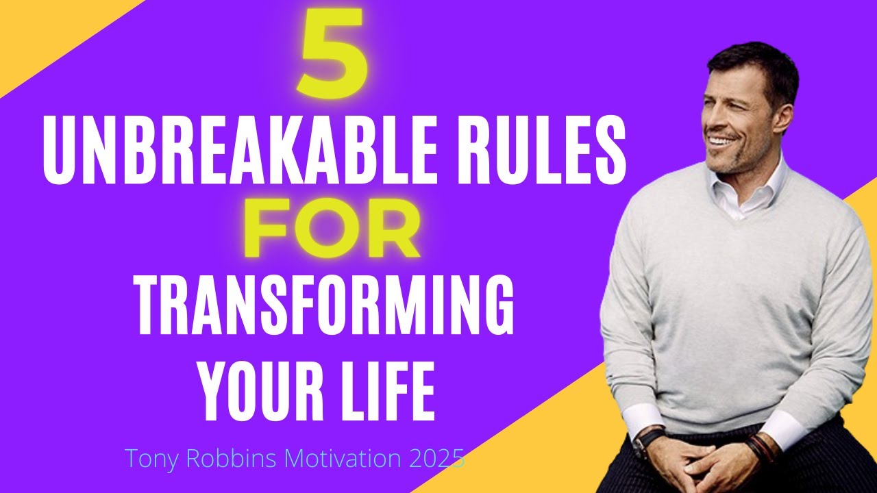 Tony Robbins - The 5 Most Basic Laws of Personal Development - YouTube