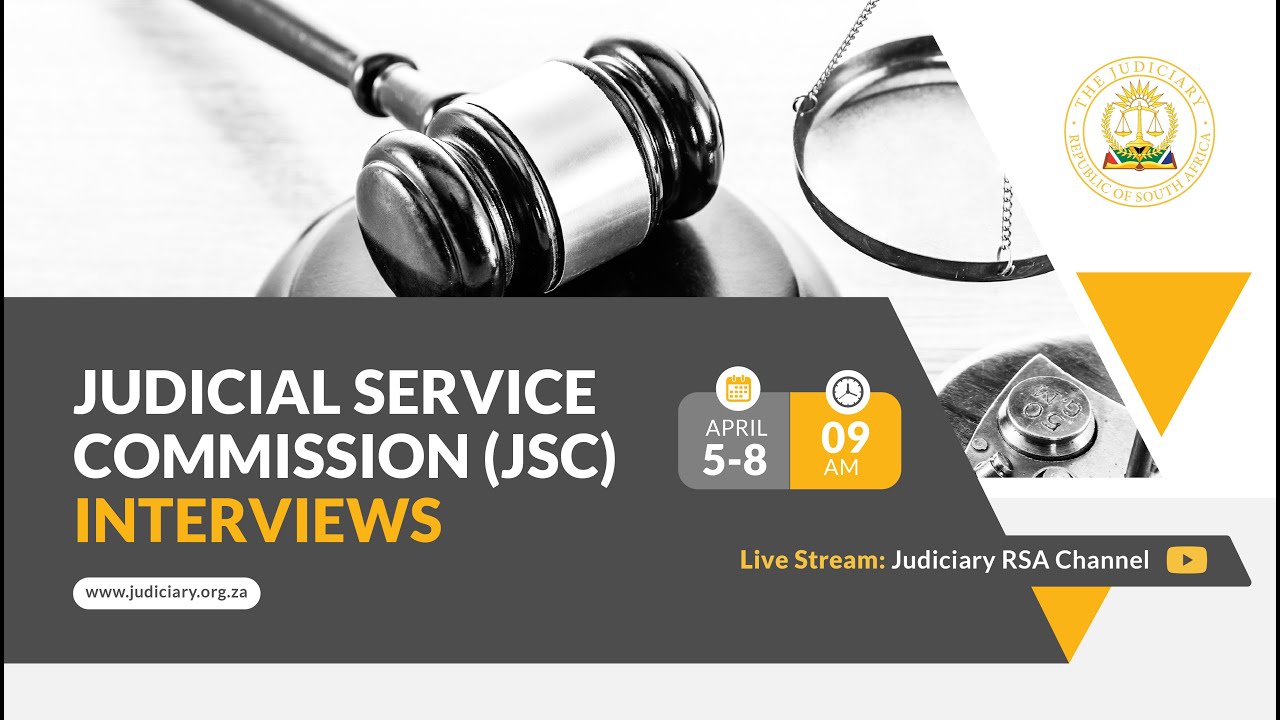 Judicial Service Commission Interviews: 6 April 2022 - YouTube