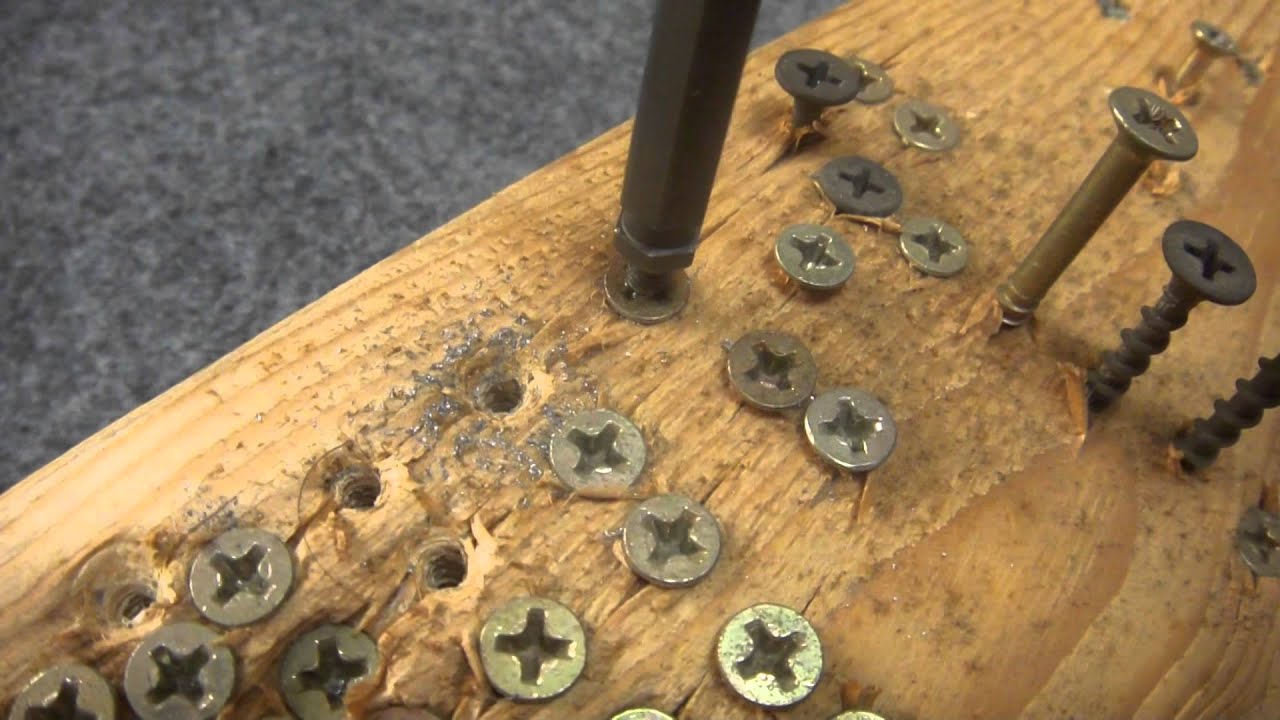 Drill Extractors (for wood screws) - YouTube