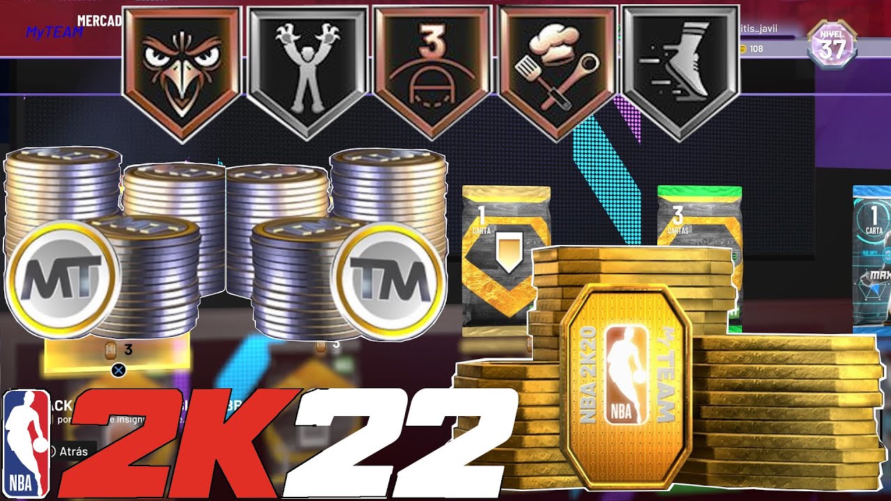 💵 CÓMO CONSEGUIR MTS FÁCIL y RÁPIDO💵 en NBA2k22 MyTEAM con TOKENS ...