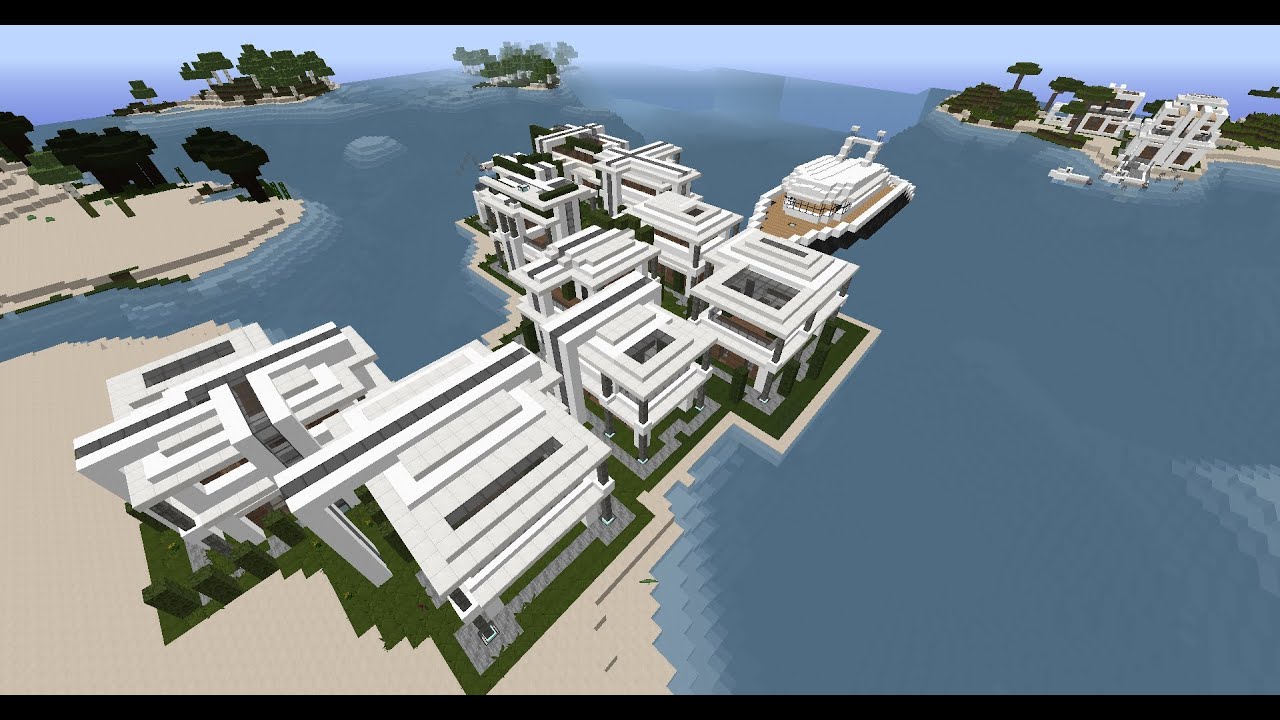 Minecraft - Tuto - Construction - Maison modern - ep 1 . - YouTube