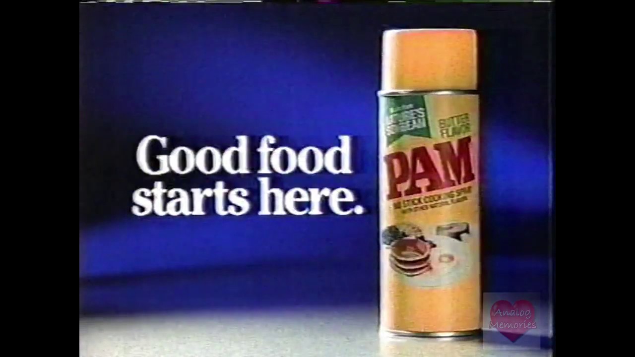 Pam Butter Flavor | Television Commercial | 1986 - YouTube