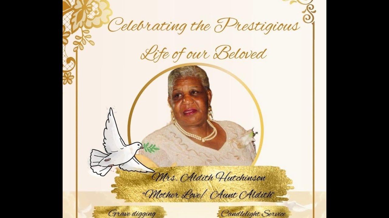 Aldith Hutchinson Funeral Service at the Salmon Town Church of God ...