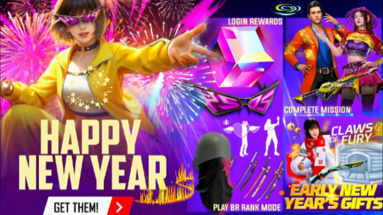 New Year Event Free Fire Max 2025🤓|Upcoming Event|FF new Event|New FF ...