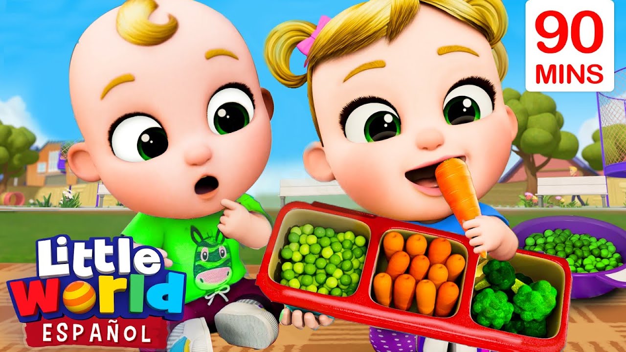Canción De Los Vegetales Para Bebes 🥦🥕 | Canciones Infantiles | Little ...