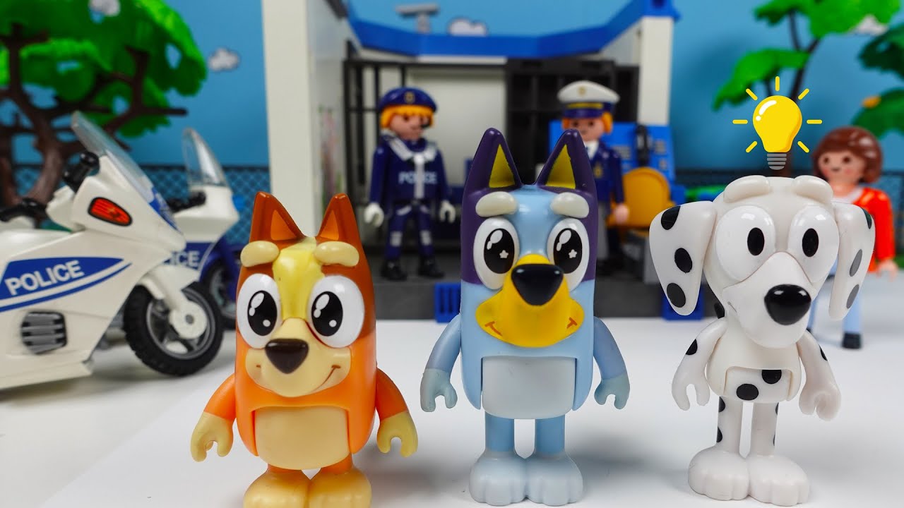 Bluey and Friends - Little Detectives | Bluey and Playmobil toys and ...