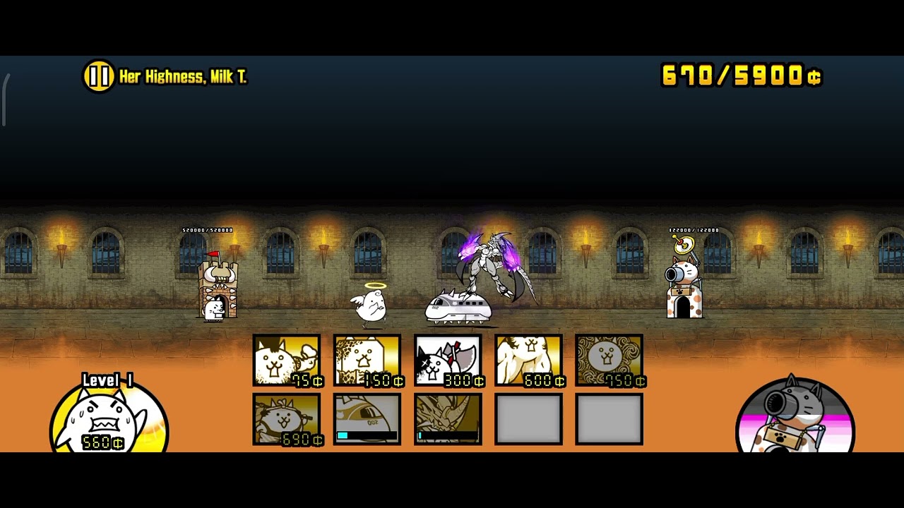 [Battle Cats] Her Highness, Milk T. Farming(Gold) - YouTube