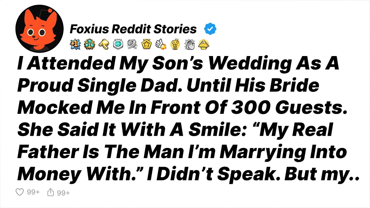 I Attended My Son’s Wedding As A Proud Single Dad… Until His Bride ...