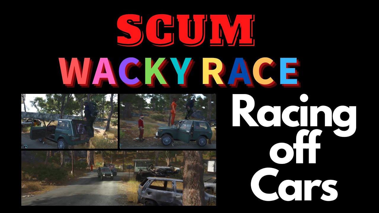 Racing off a Car - Scum Wacky Race - YouTube