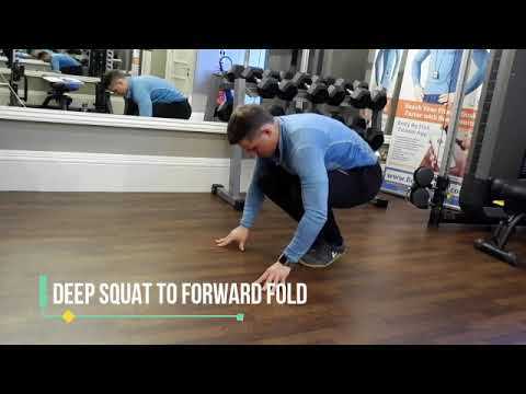 How To Do A Deep Squat To Forward Fold - YouTube