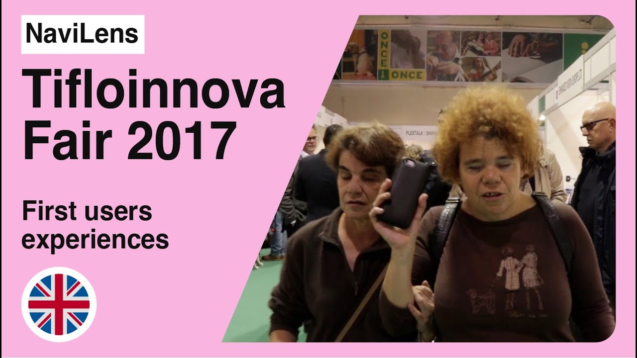 Visually Impaired NaviLens user testimonials at TifloInnova Fair - YouTube