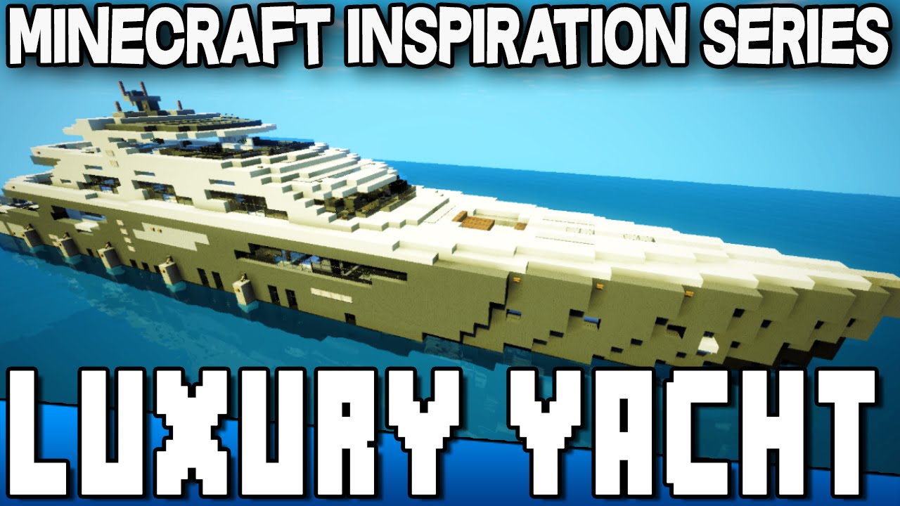 Minecraft - Luxury Yacht - Keralis Inspiration Series - YouTube