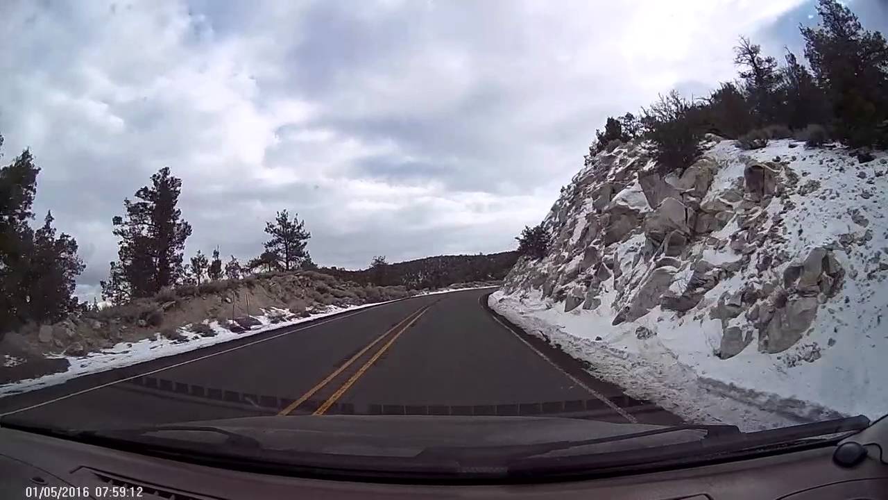 Driving in Big Bear lake, California January 5, 2016 Part 4 - YouTube