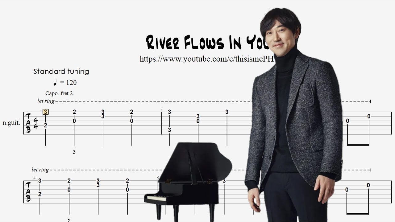 Yiruma - River Flows In You FREE Guitar Tabs - YouTube