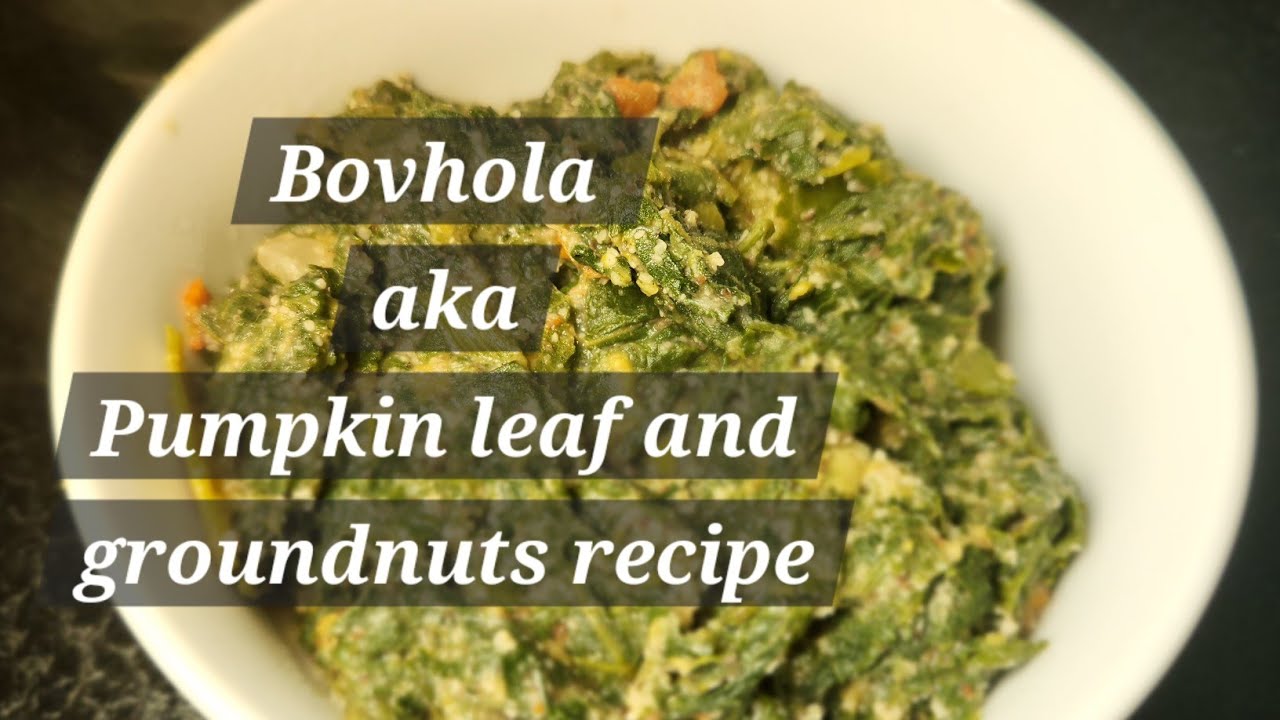 Moroho wa Thanga or Pumpkin leaf recipe| South Africa - YouTube