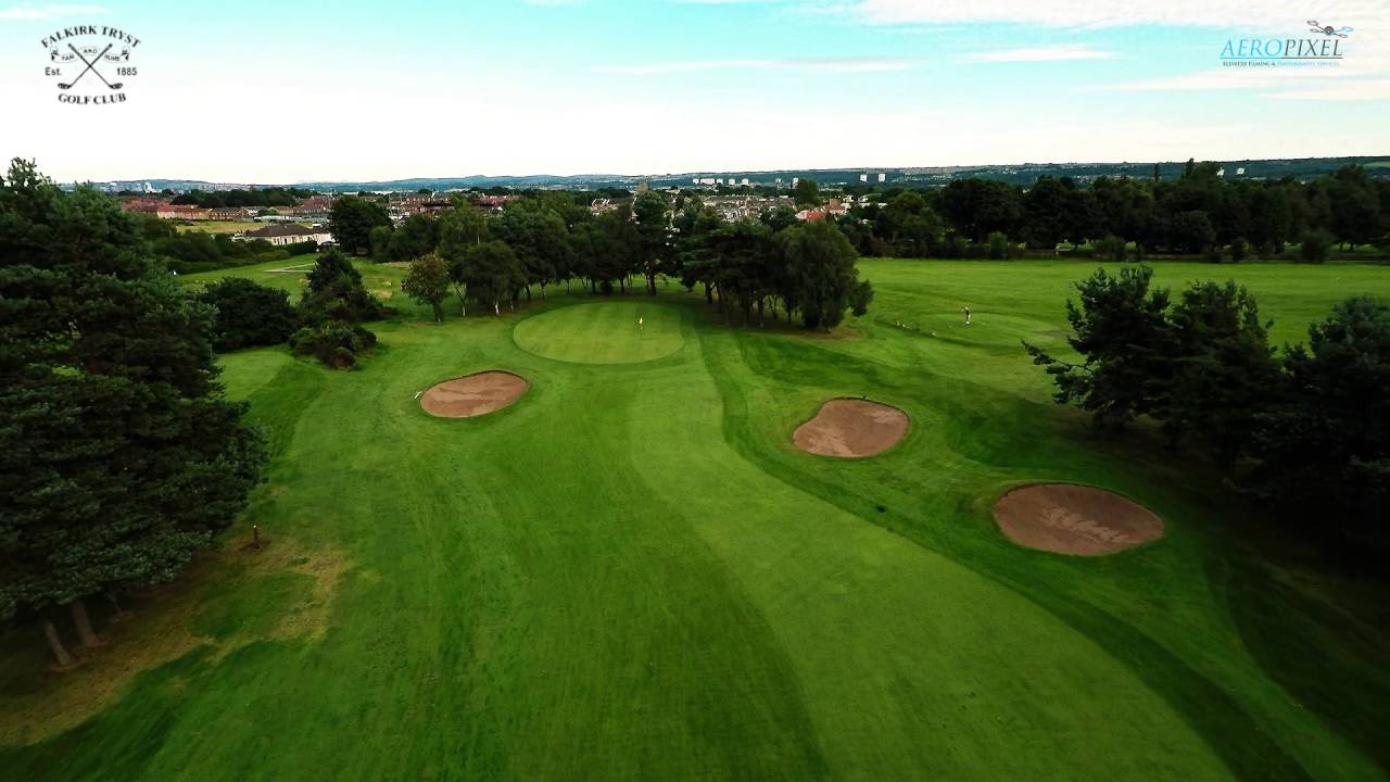Falkirk Tryst Golf Club - Hole # 6 - Flyover - YouTube