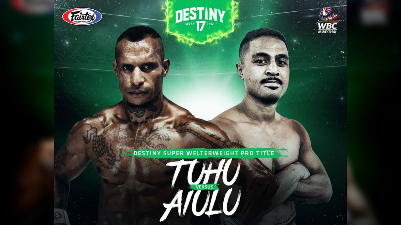 Jonathan Aiulu Vs Jonathan Tuhu - Destiny Muay Thai 17 - YouTube