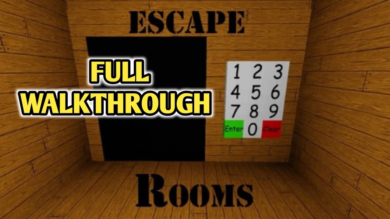 How To Find All Codes In Escape Room by @Over_Fried | Roblox (Full ...