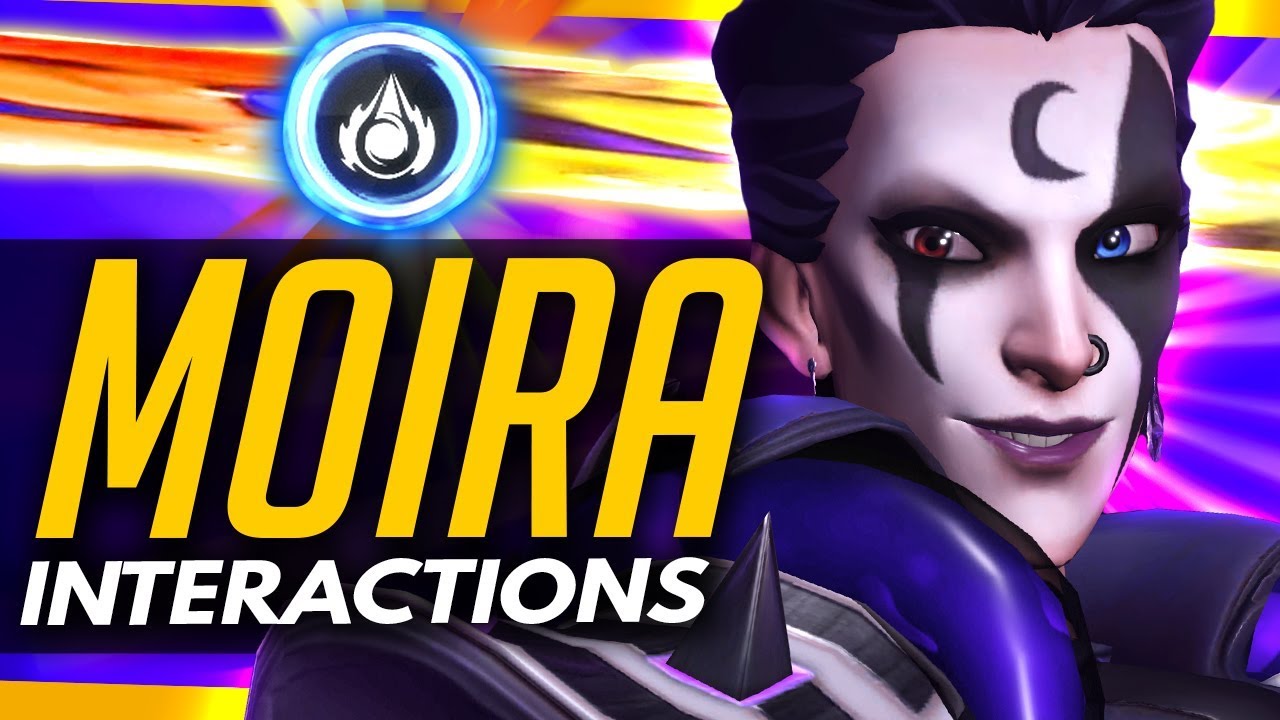 Overwatch | MOIRA - All Ability Interactions vs ALL HEROES (Ultimate ...