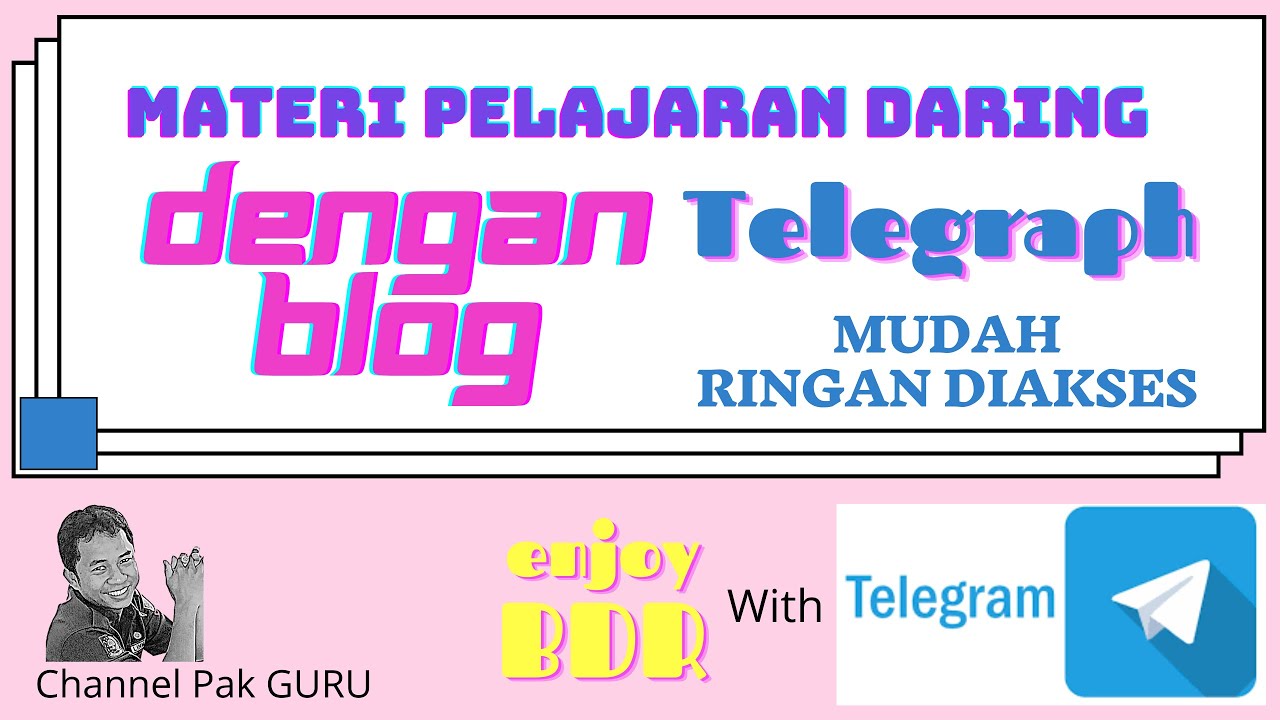 Membuat Blog Sederhana dengan Bot Telegraph dari Telegram - YouTube