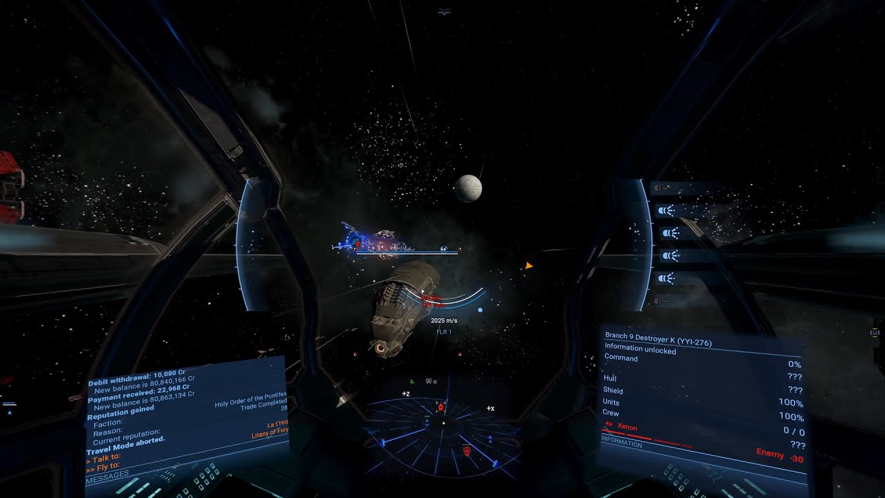 X4 Foundations Xenon Branch 9 Destroyer K vs Pulsar fit for Boarding ...