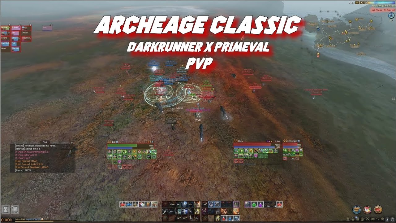 Archeage Classic OBT 2 Darkrunner x Primeval PvP - YouTube