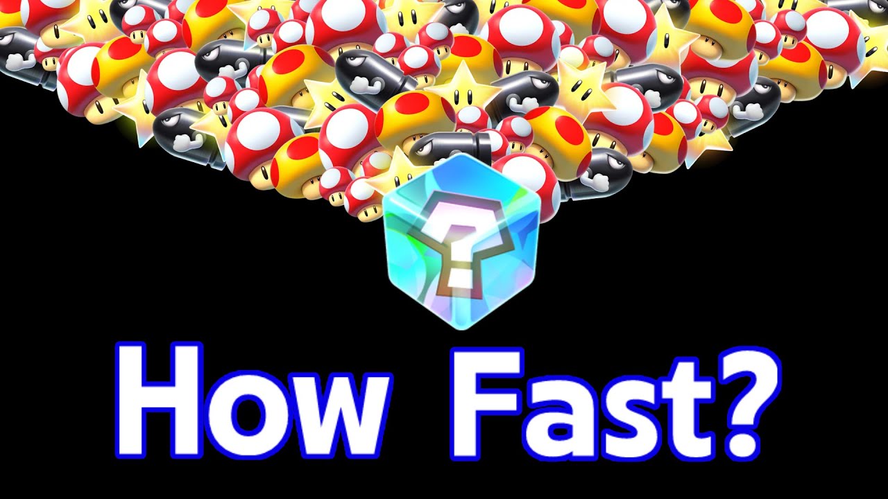 Testing The Speed of Mario Kart World Items - YouTube