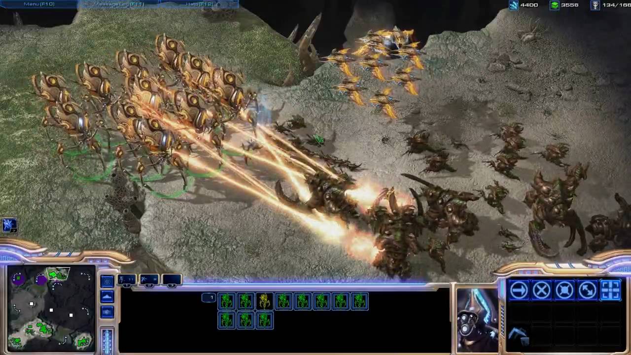 Starcraft 2 Colossus power - YouTube