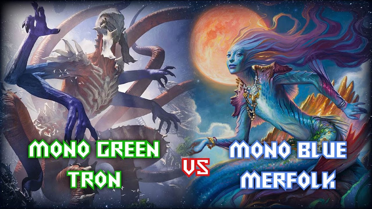 Mono Green Tron VS Mono Blue Merfolk | MODERN - YouTube