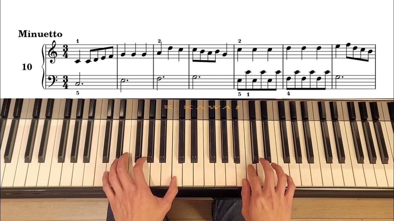 ABRSM Piano Grade 1 2023 2024 A3 Alexander Reinagle Minuet in C Op.1 No.10 - YouTube