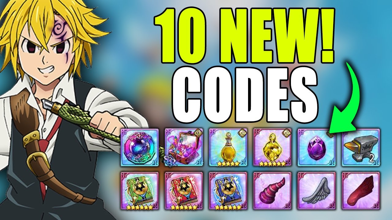 NEW 7DS CODES - 7DS GRAND CROSS CODES - SEVEN DEADLY SINS GRAND CROSS ...