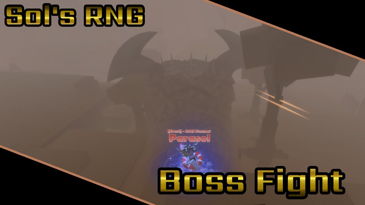 The Sol's RNG Boss Fight Experience - YouTube