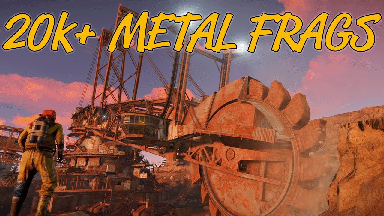 I STOLE 20K+ METAL FRAGS FROM GIANT EXCAVATOR AS A SOLO - YouTube