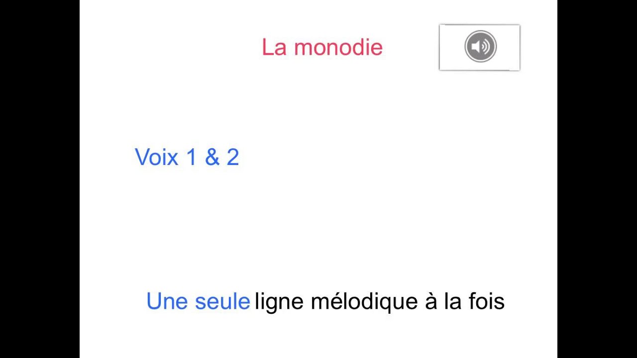 Qu'est-ce que la monodie et la polyphonie ? - YouTube