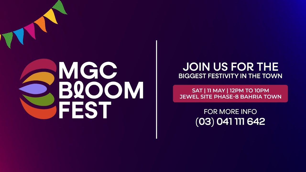 MGC Bloom Fest at MGC Jewel Site | 11 May-2024 Event by MGC Developments - YouTube