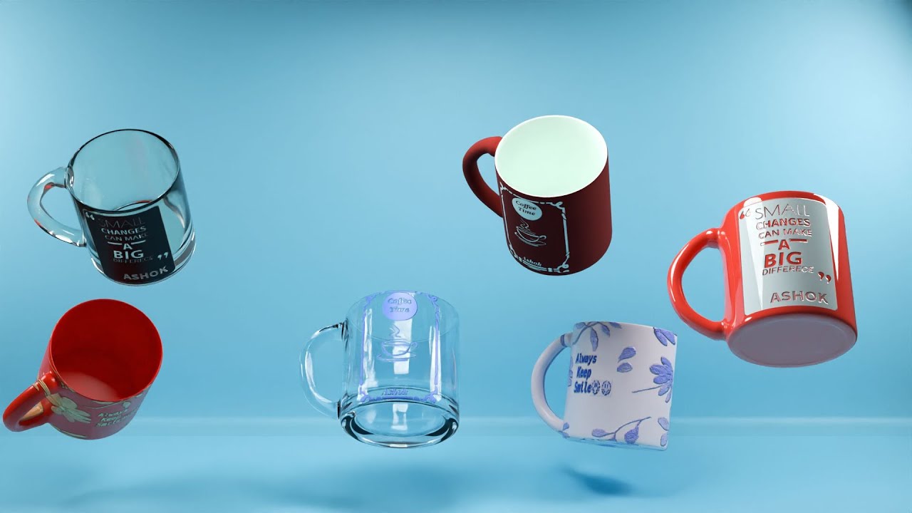 COFFEE CUP MODELING - YouTube