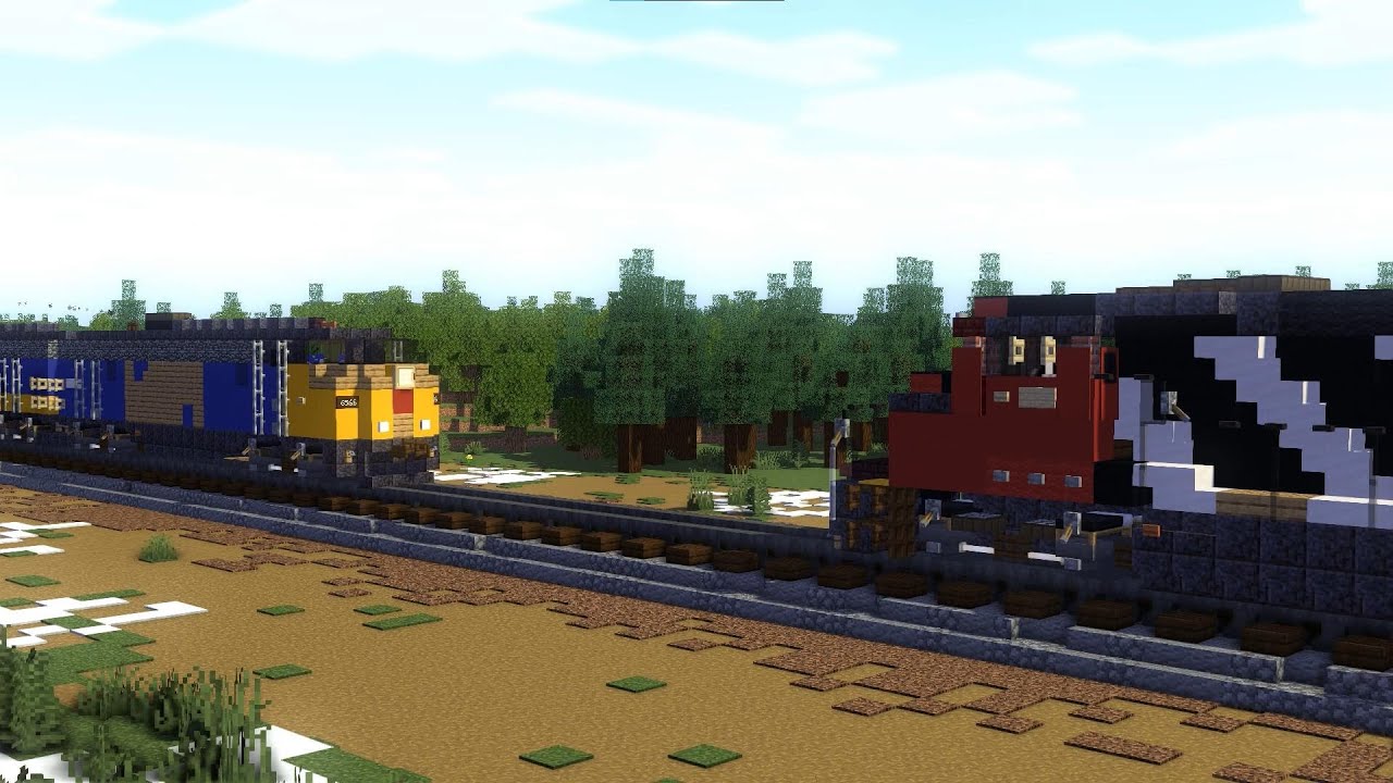 Hinton Train Collision in Minecraft Animation - YouTube