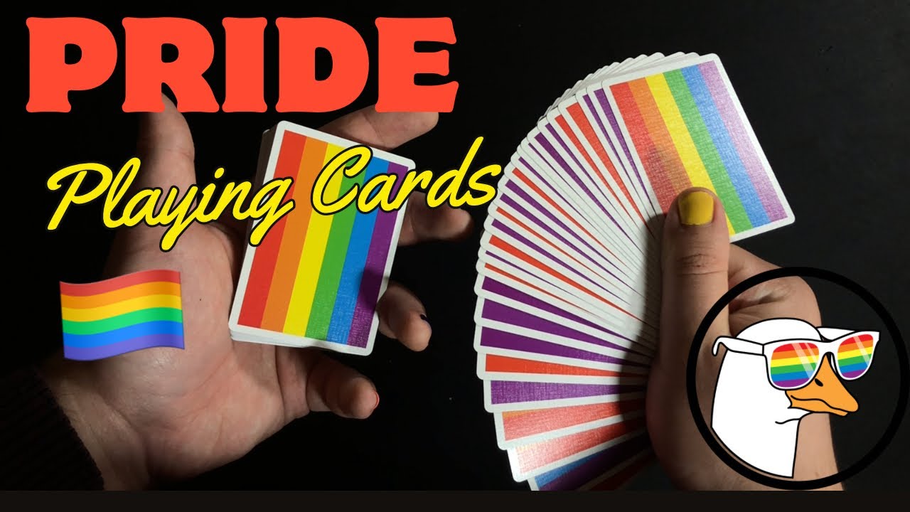 PRIDE playing cards by Goos unboxing - YouTube