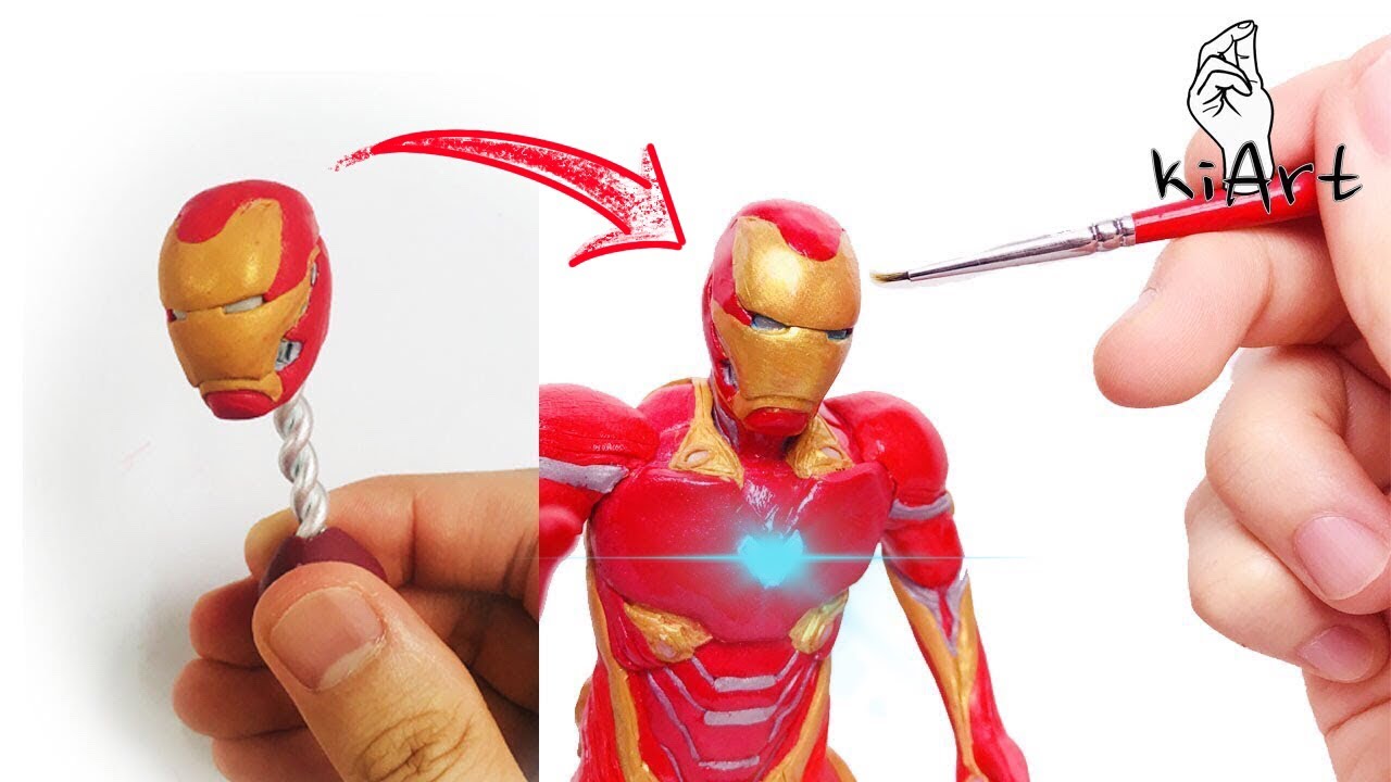 Making clay figure - IRONMAN MARK 50 / Marvel Avengers /Polymerclay ...